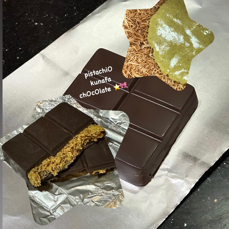 Jual pistachiO kunafa chOcOlate bar | Shopee Indonesia