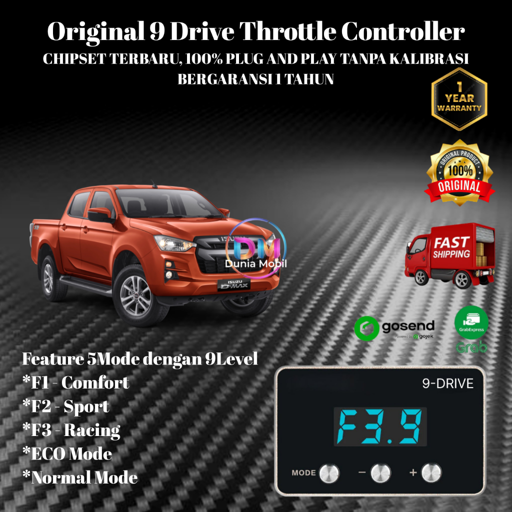 Jual 9 Drive Throttle Controller Isuzu Max Piggyback Remap ECU 9DRIVE ...