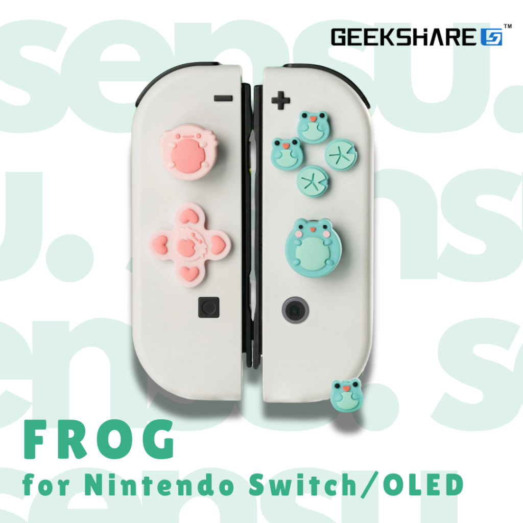 Jual GEEKSHARE Frog Nintendo Switch/OLED Thumb Grip D-Pad ABXY Button ...