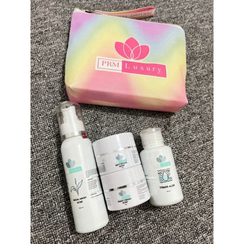 Jual prmluxury acne series (kemasan putih formula lama) | Shopee Indonesia