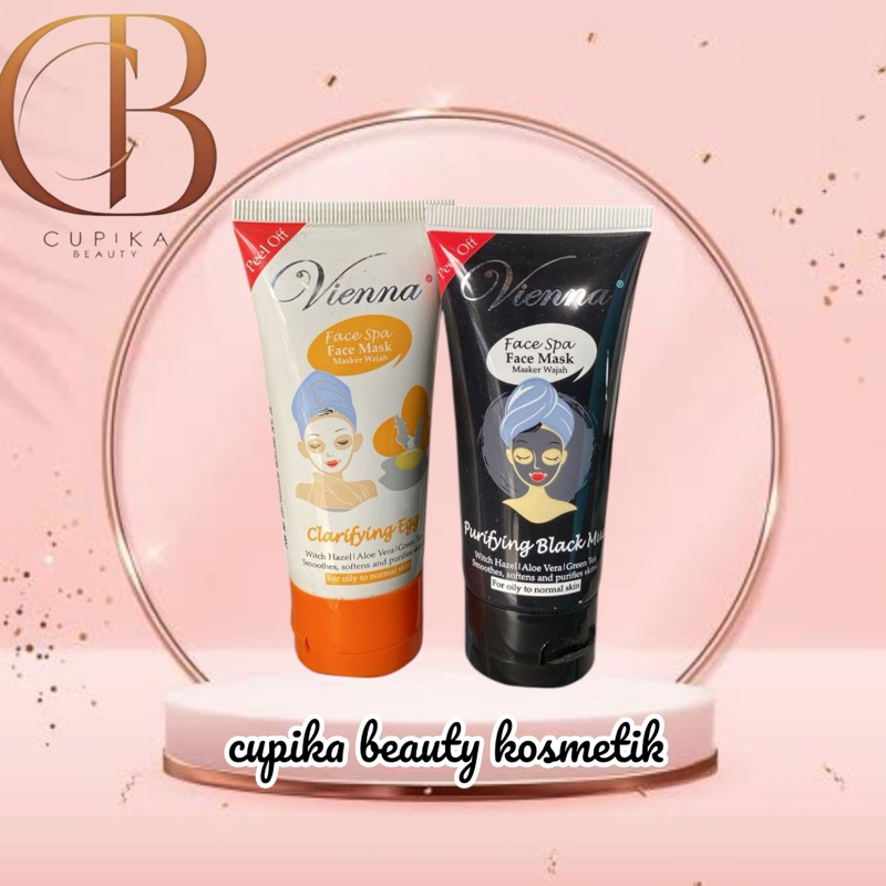 Jual ada grosir [ca,ez] VIENNA MASKER WAJAH UBE 50 ML - VIENNA BLACK ...