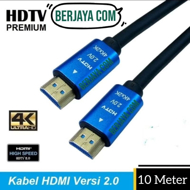 Jual Kabel Hdmi 4k 10m - Kabel Hdmi to Hdmi ultra Hd 4k 10meter ...