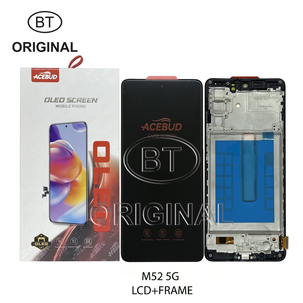 Jual LCD SAMSUNG M52 5G M526 +FRAME - OLED ACEBUD | Shopee Indonesia