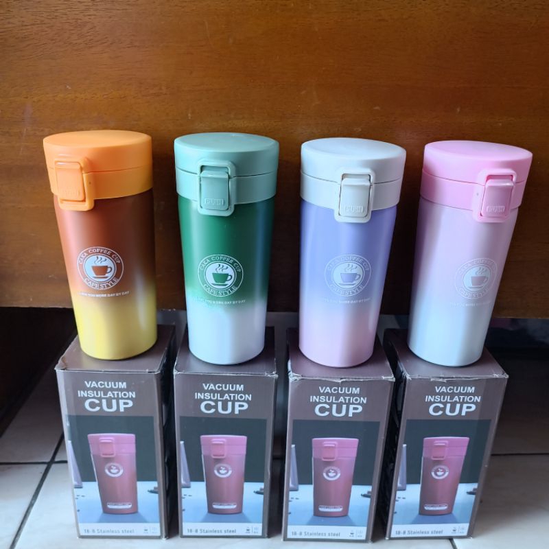 Jual Termos Kopi Gradasi/ Termos Kopi Warna/ Termos Kopi Mini/ Termos ...