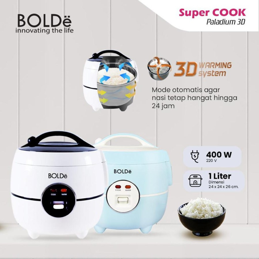 Jual BOLDe Magic Com 1 Liter - Super Cook PALADIUM Eco 3D | Shopee ...