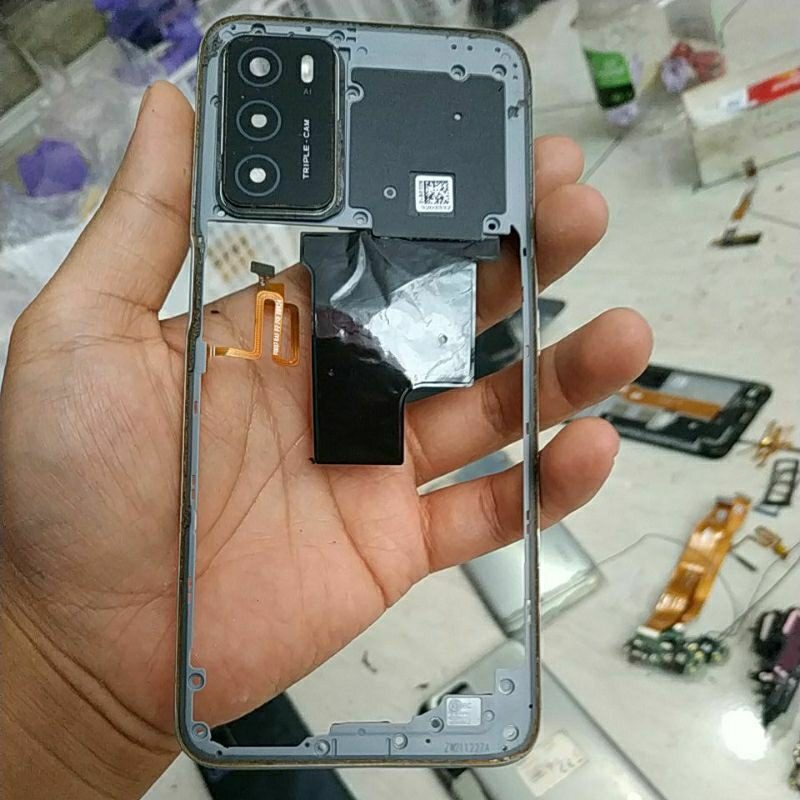 Jual bazel plus fingerprint bekas Oppo a16 tombol komplit minus fisik ...