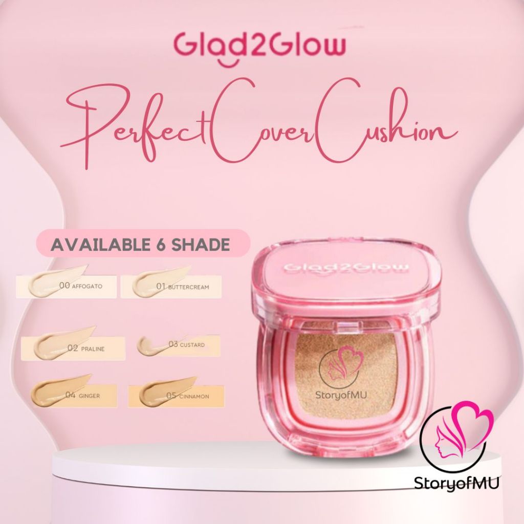 Jual ️ StoryofMU ️ GLAD2GLOW Perfect Cover Cushion 11gr - Oil-Control ...