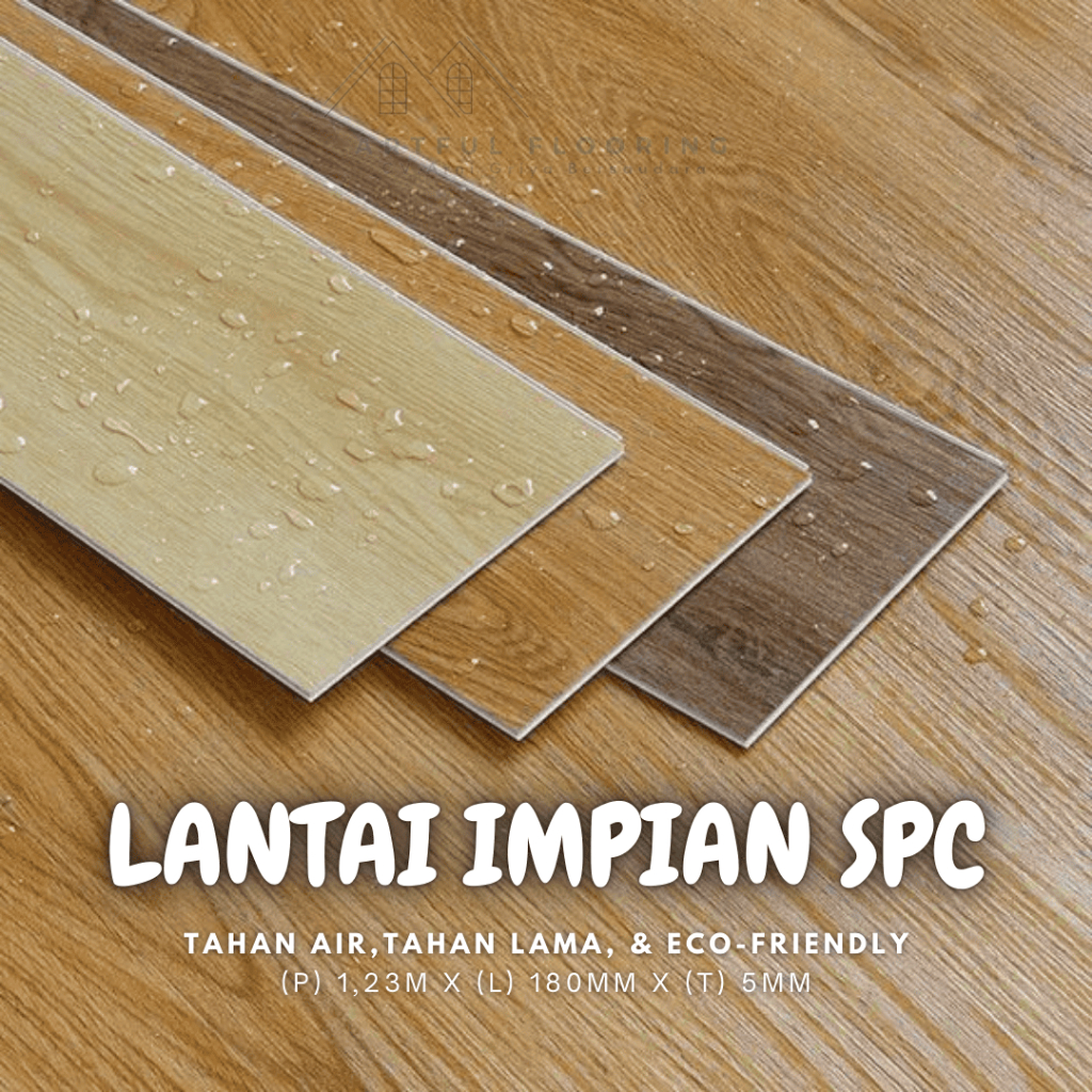 Jual Lantai SPC Kendo Series-Spc Klik Tebal 5mm | Anti Rayap & Anti Air | Shopee Indonesia