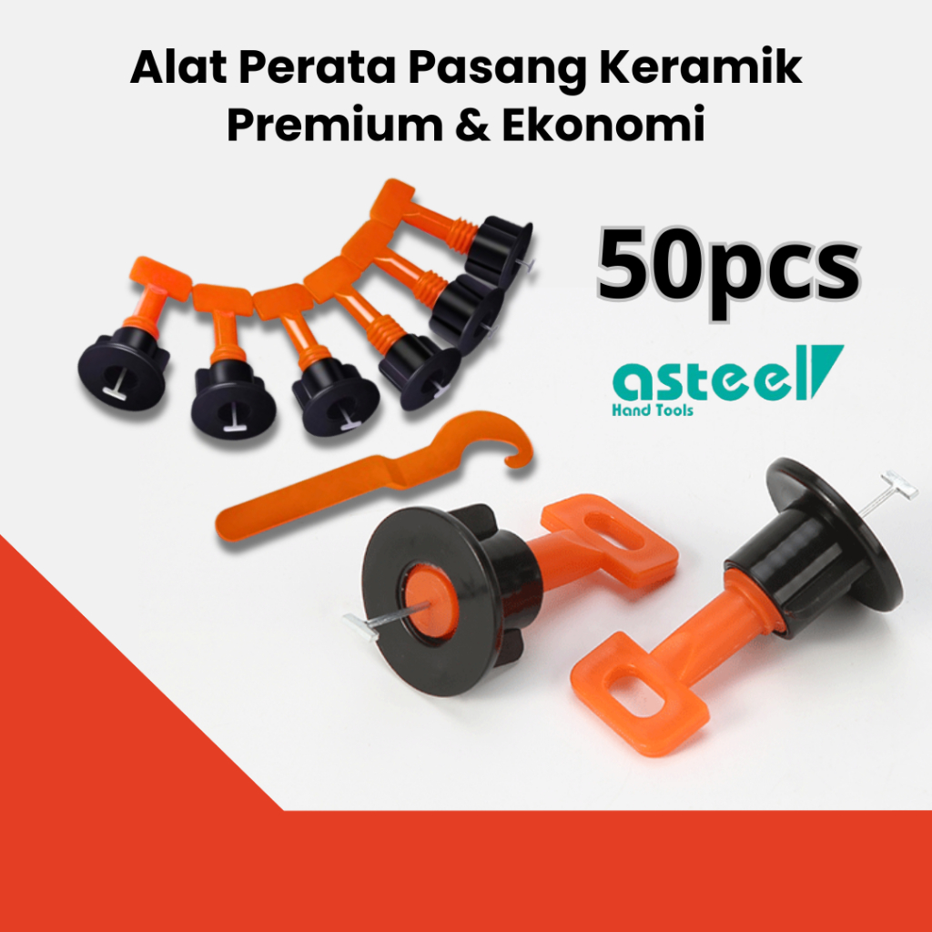 Jual Alat perata pasang keramik lantai Asteel Spacer reusable tile ...