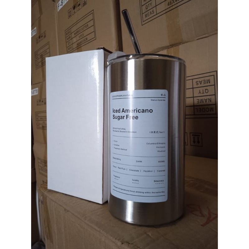 Jual Mug Americano 600ml, Stainless Steel SUS 304, cocok untuk Outdor ...