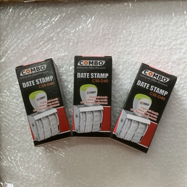 Jual Date Stamp Stempel Tanggal Combo CSS-D40 (1 Pcs) | Shopee Indonesia