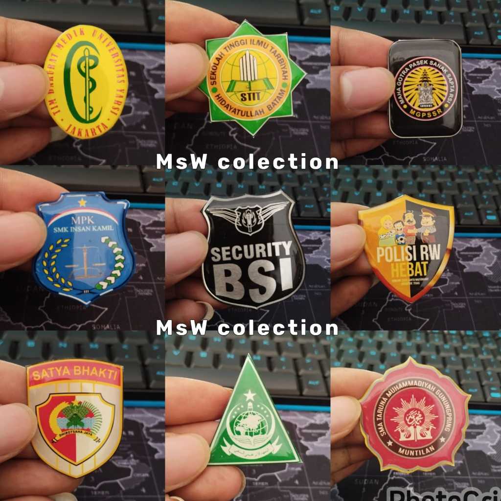 Jual Pin custom kuningan lapis resin / pin bros kuningan custom ...