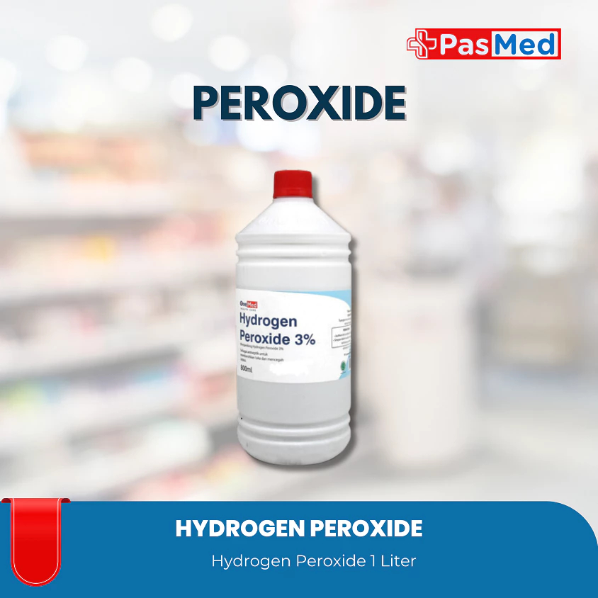 Jual ONEMED H2O2 Hydrogen Peroxide 3% 800 ml | Shopee Indonesia