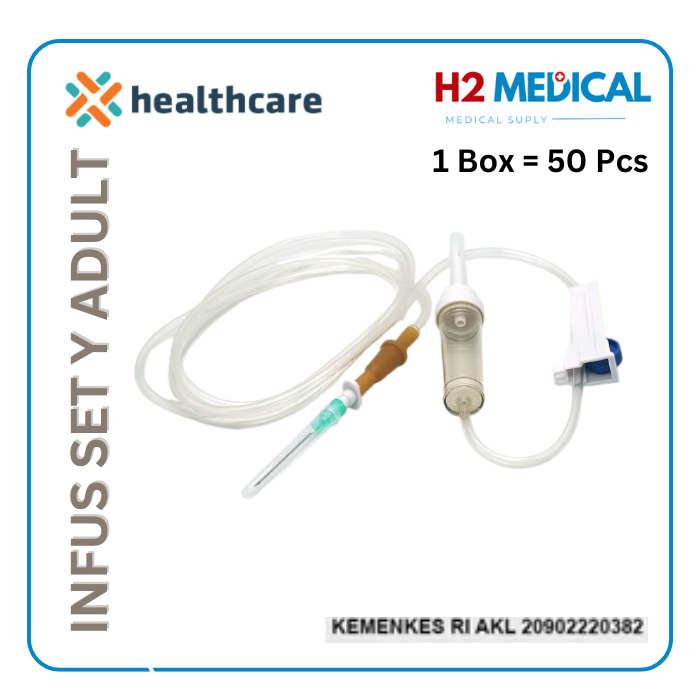 Jual Infus Set Tipe Y Healthcare Infus Set Dewasa Y Type Infus Y 1 Box ...