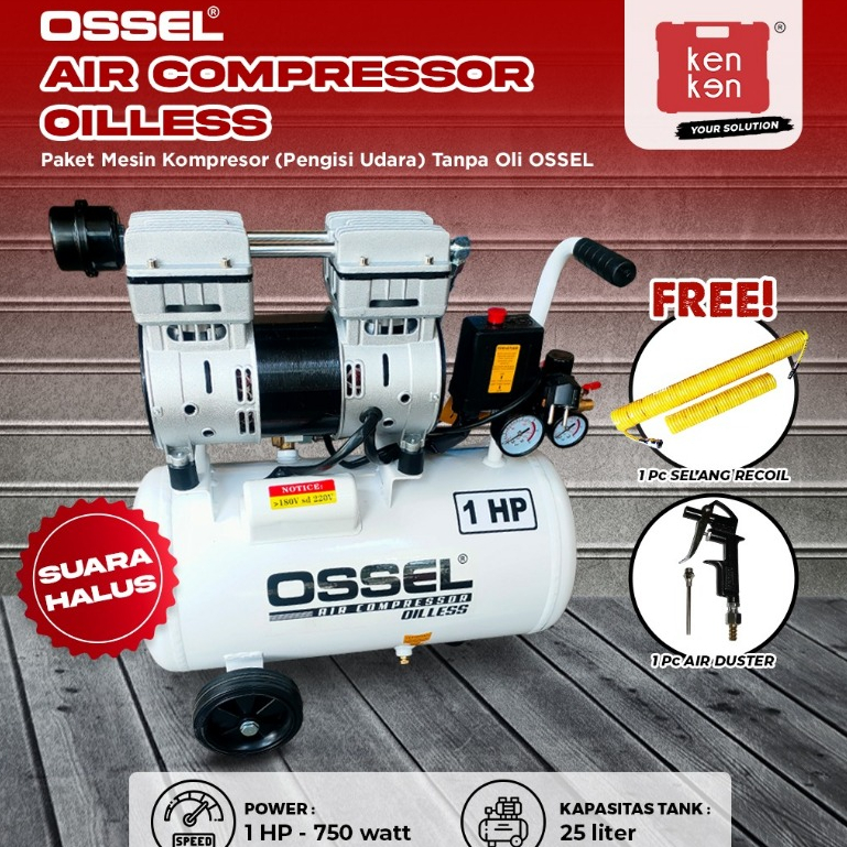 Your Personal Care Kompresor Oilles 1hp 25liter