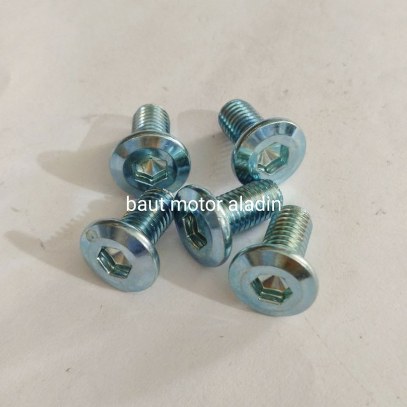 Jual Baut Disc Cakram Piringan F1 M8x17 Full Drat (4 pcs) | Shopee Indonesia
