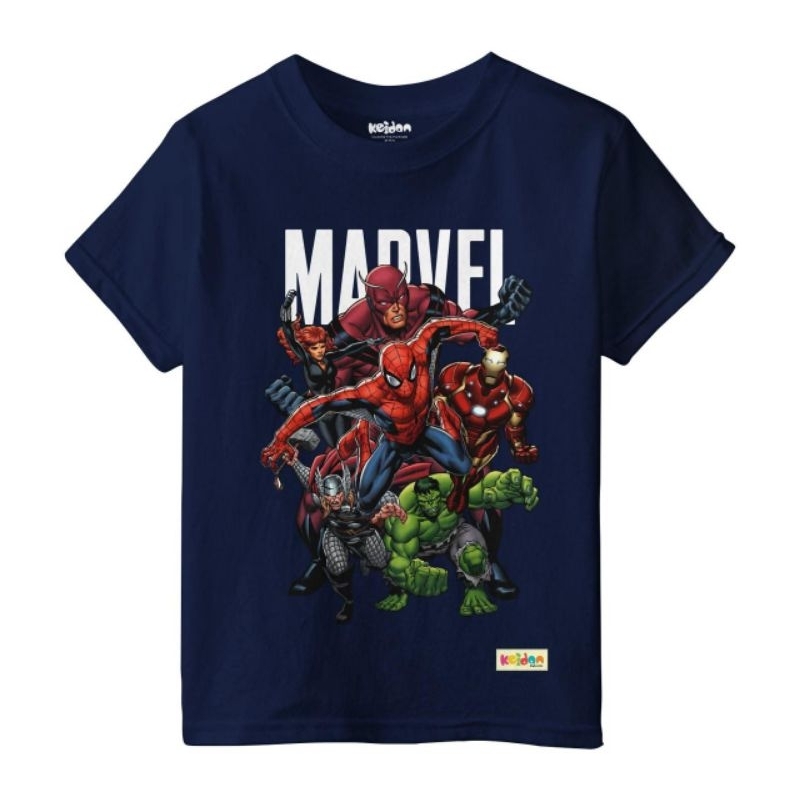 Jual Baju atsan kaos anak marvel madeline superhero usia 2-12 tahun ...