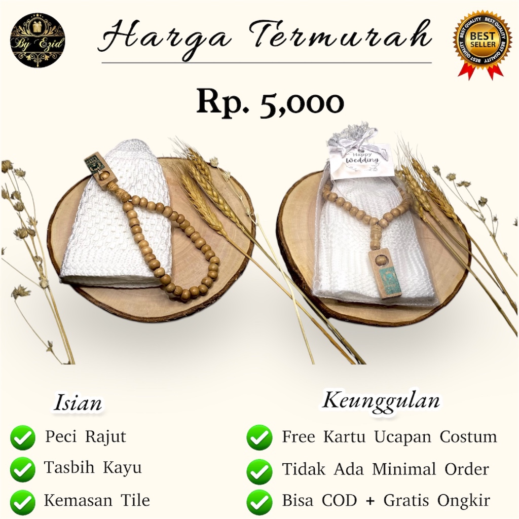 Jual Hampers Lebaran Idul Fitri Souvenir Peci Tasbih Scrunchie Parcel ...