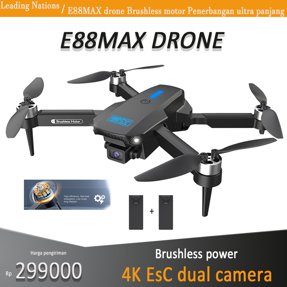 Jual (Buka toko baru/diskon tersedia)Drone E88MAX, motor baru terbaik tanpa berus, drone motor ...