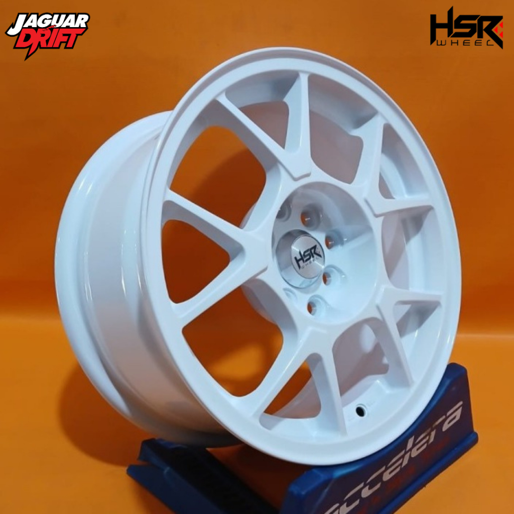 Jual Velg Racing Cloud Ev R15 Velek Hsr Awara Ring 15 Lebar 6,5 Pcd 4x100-4x114,3 Warna Putih ...
