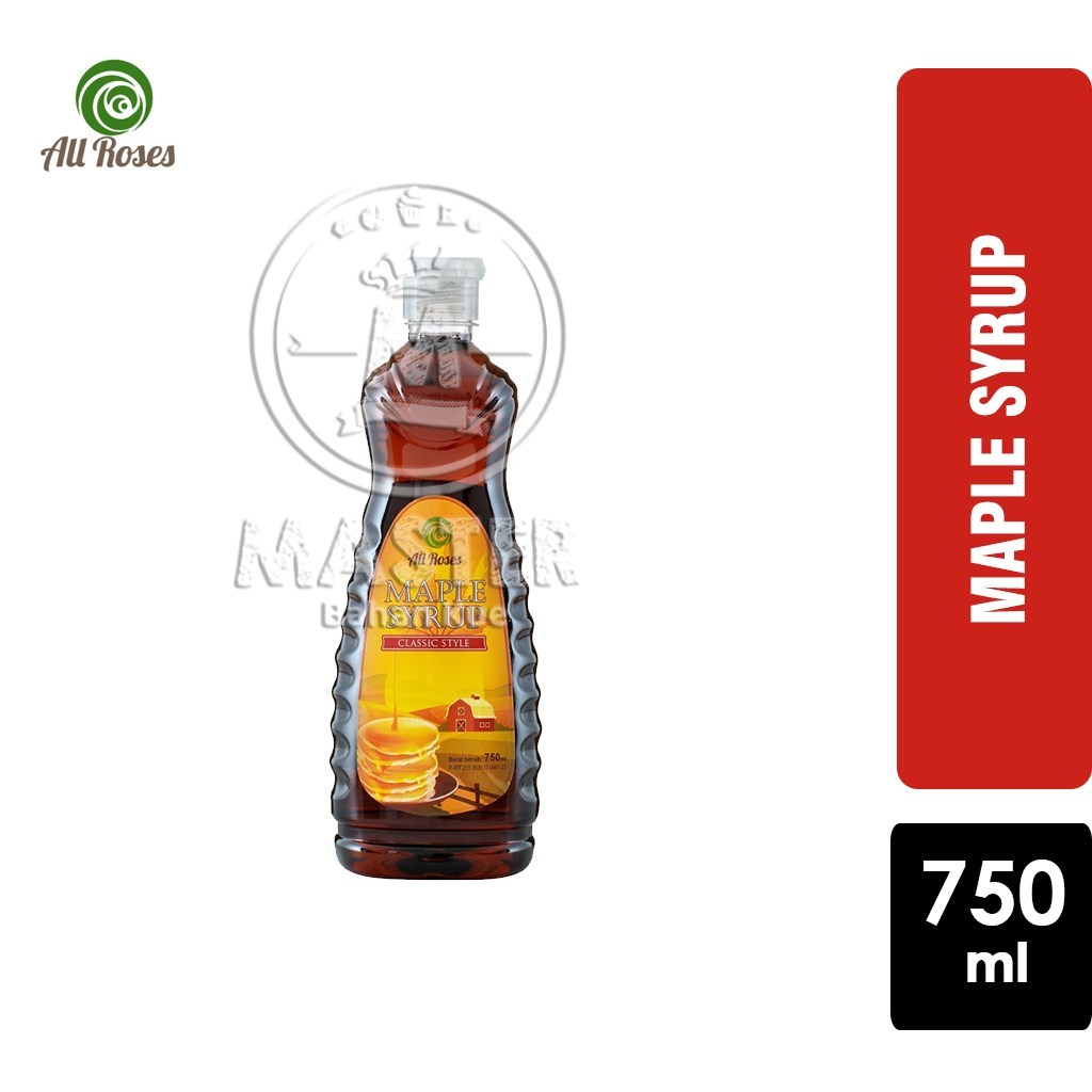 Jual Sirup Maple All Roses Mapel Maple Syrup [Botol 750ml] | Shopee ...