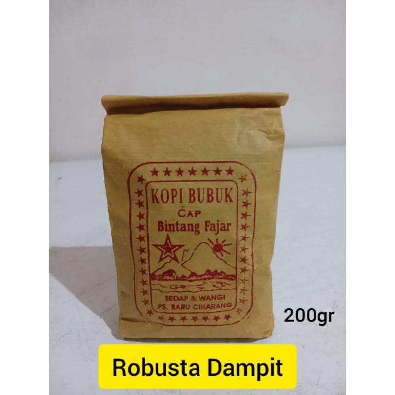 Jual Kopi Bubuk Robusta Dampit | Robusta Coffee | -200Gram | Shopee ...