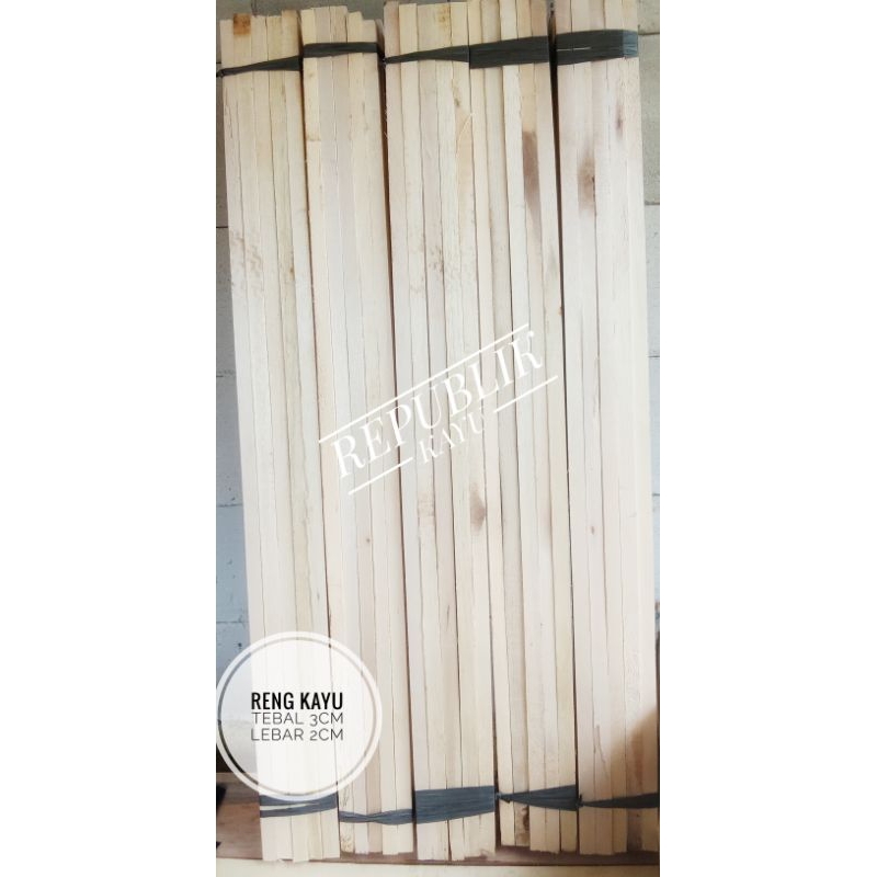 Jual Kayu 2x3 reng kayu isi 10 batang panjang 100cm sudah di serut ...