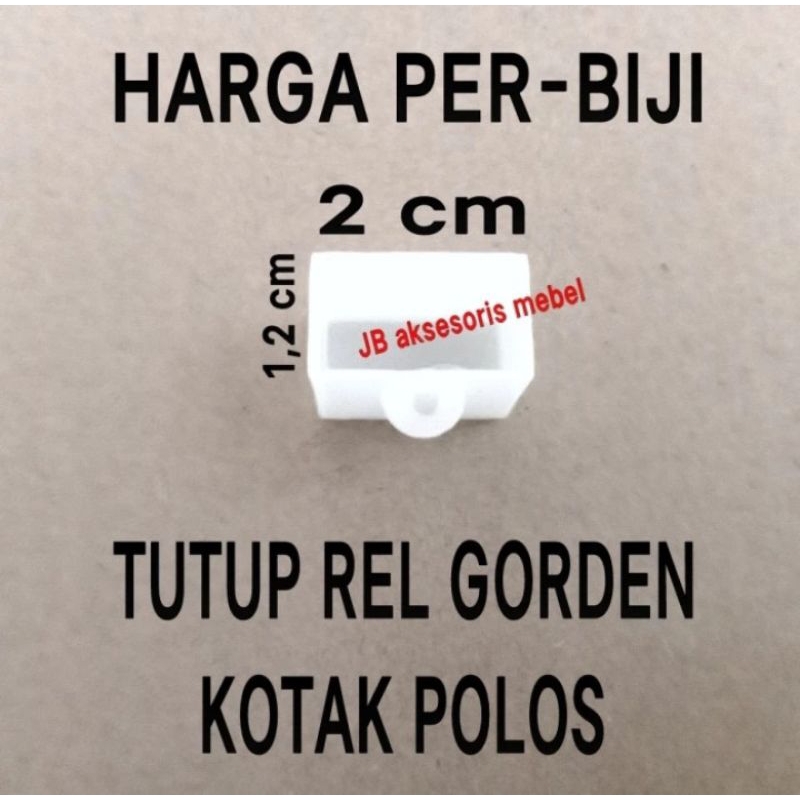 Jual ENDCUP ENDCAP KOTAK HOLO POLOS UNTUK PENUTUP TUTUPAN UJUNG REL ...
