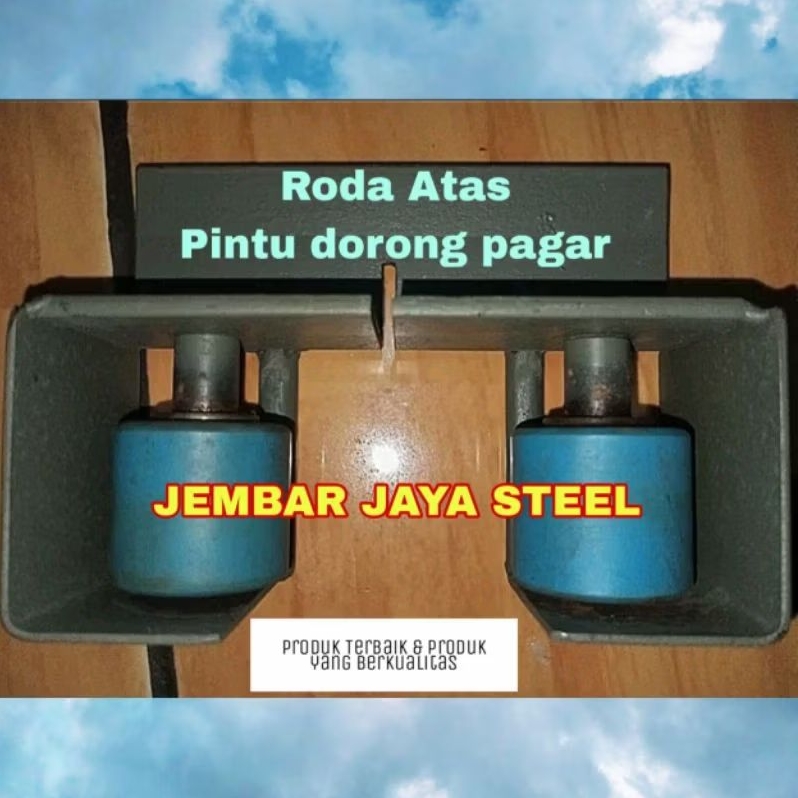 Jual Roda Atas Pintu Pagar Dorong Braket Roda Atas Waterfom Pintu Pager ...