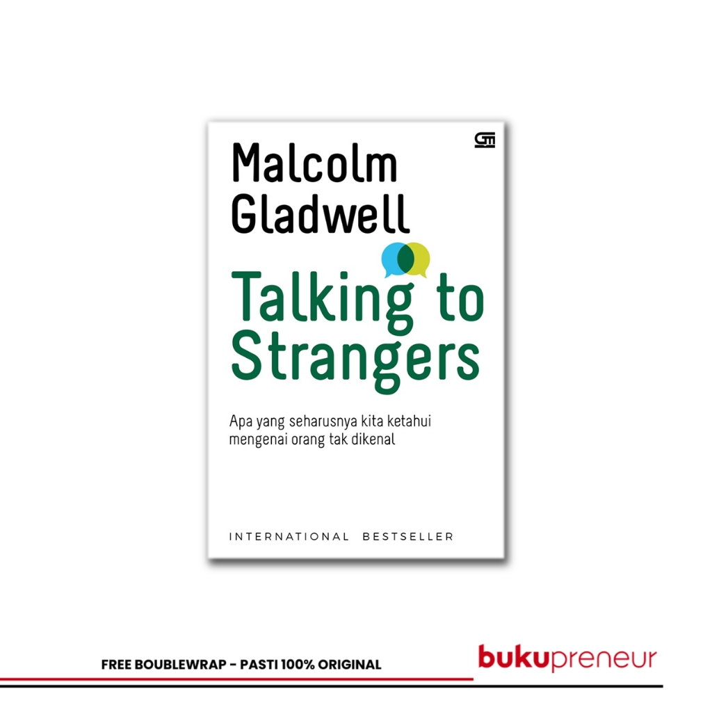 Jual Bukupreneur - Talking To Strangers - Malcolm Gladwell | Shopee Indonesia
