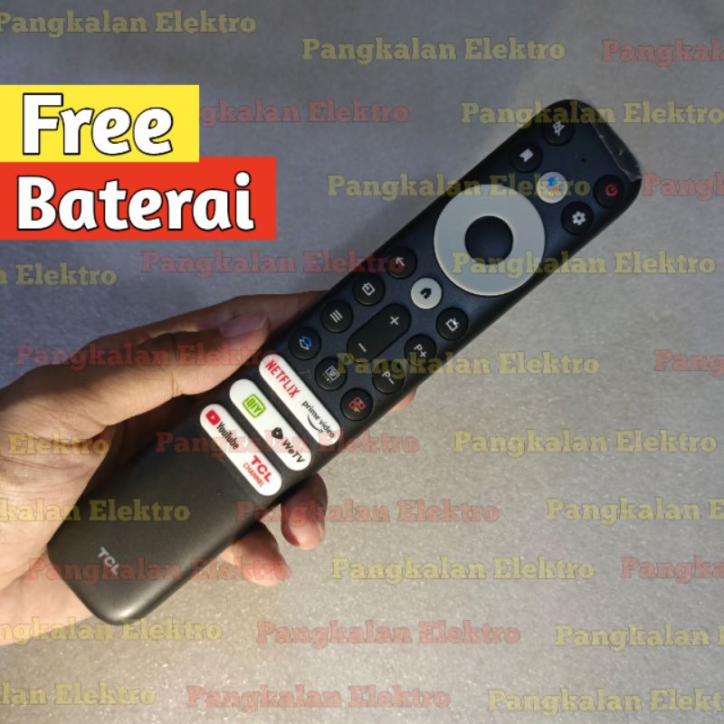 Jual REMOTE TCL ANDROID TV ORIGINAL ASLI RC902V FREE BATU BATERAI REMOT ...