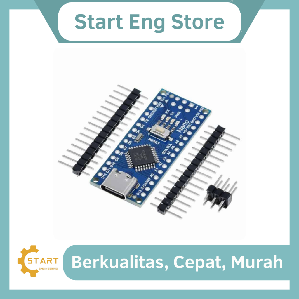 Jual Nano V3 Usb C Atmega328p Ch340g 5v Arduino Compatible Board Usb C