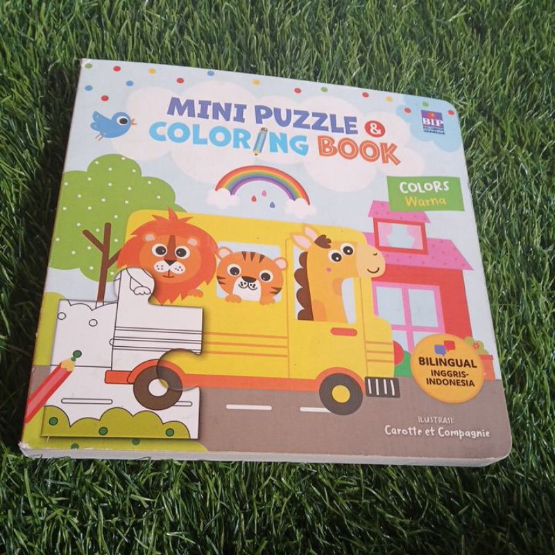 Jual BUKU MINI PUZZLE & COLORING BOOK COLORS WARNA | Shopee Indonesia
