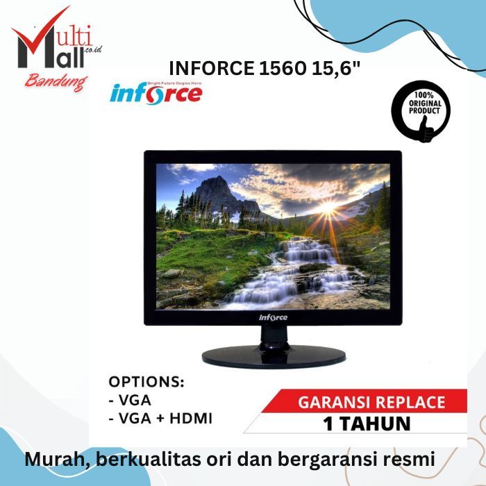 Jual Inforce LED 15.6" Monitor 15 16 Inch Inci VGA / HDMI | Shopee ...