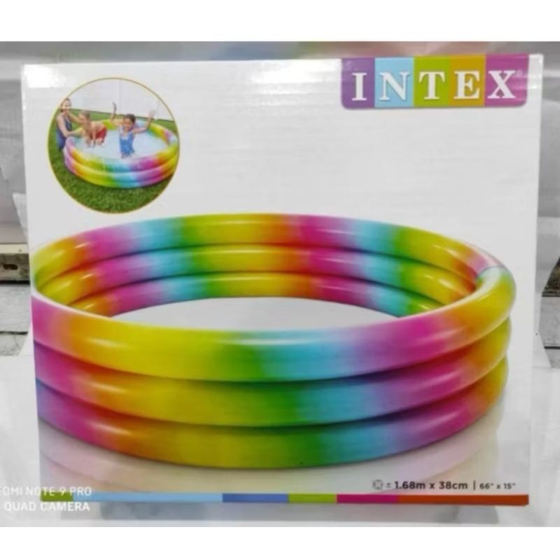 Jual (GOLDEN TOYS) KOLAM RENANG INTEX 58449 KOLAM RENANG TIUP THREE ...