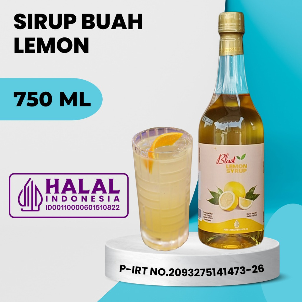 Jual SYRUP LEMON 750 mL - Sirup Minuman Rasa Lemon - Aneka Rasa Buah ...