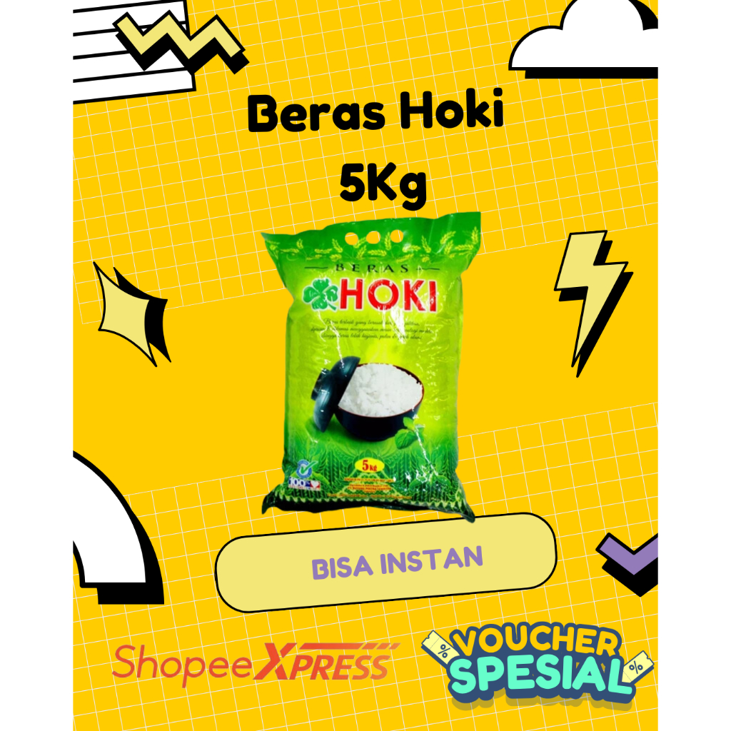 Jual HOKI BERAS SETRA RAMOS 5KG | Shopee Indonesia
