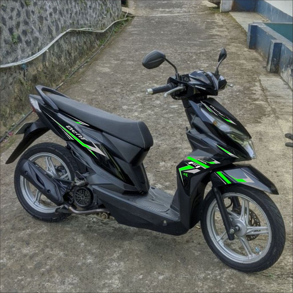 Jual Stiker Custom Desain & Nama Stiker Transparan Beat ESP 110 ...