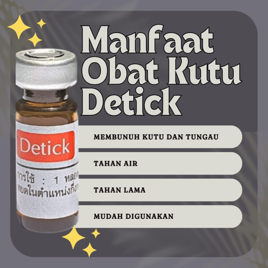 Jual Detick 1ml Obat Kutu Kucing Anjing Detic 1-10kg berat badan Detik ...