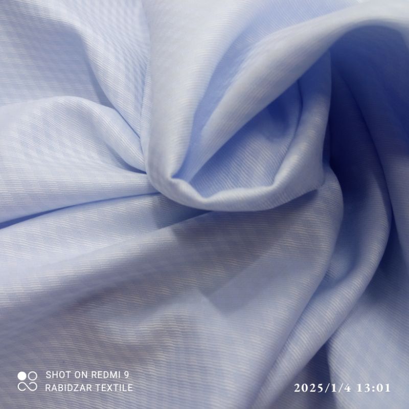 Jual KAIN KATUN DOBBY TIMBUL MOTIF KETUPAT BLUE | Shopee Indonesia