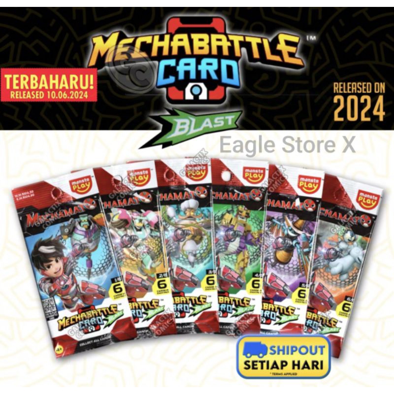 Jual Mechabattle Card : Pek Blast ( 36 Cards ) Mechamato Card Boboiboy ...