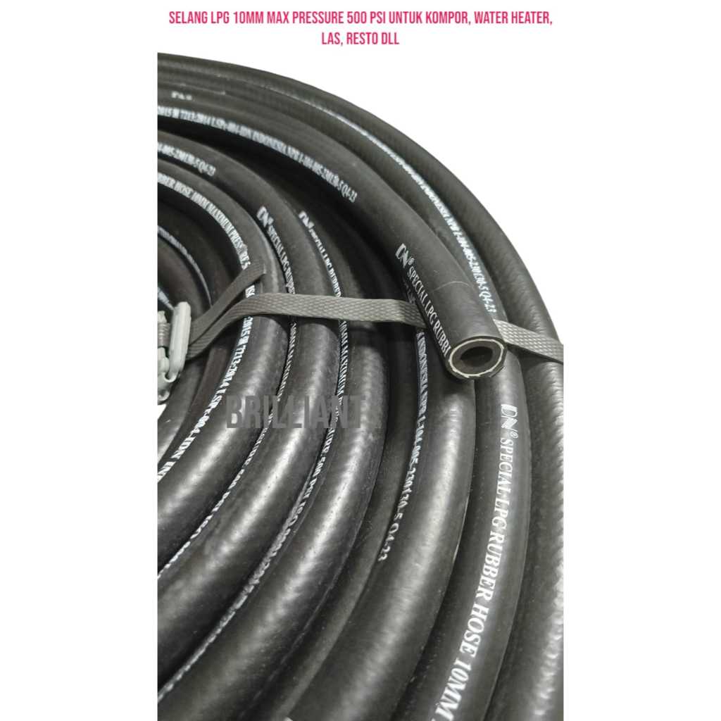 Jual Selang Gas/Selang LPG DN 10 mm 500 PSI Kualitas Premium 3 Lapis ...