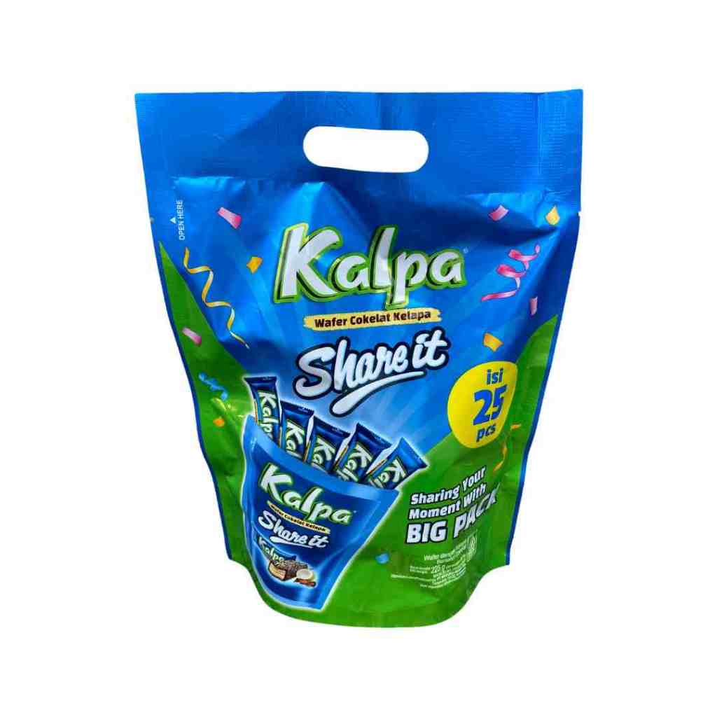 Jual Kalpa Share It Festive isi 25pcs 225gr Wafer Coklat Kelapa Coconut ...