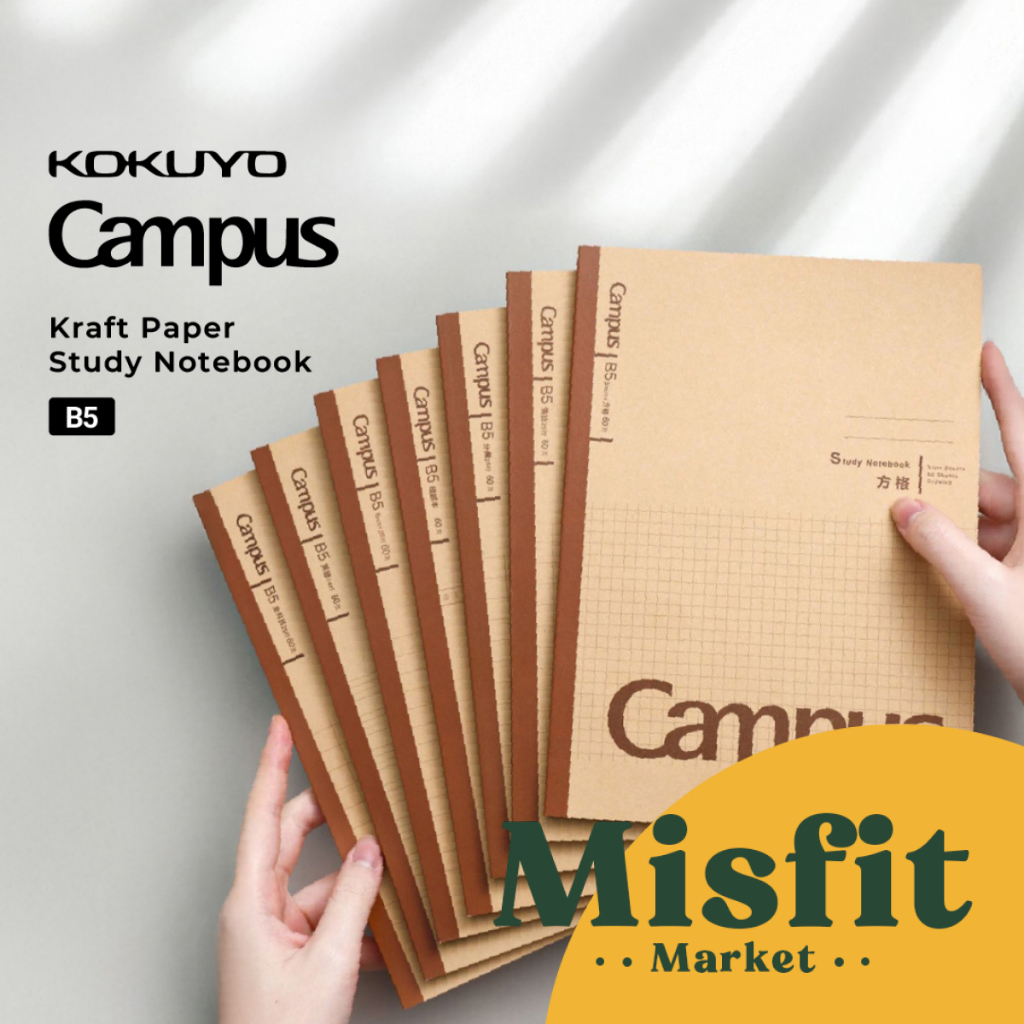Jual Kokuyo Campus Kraft Paper Study Notebook B5 Buku Tulis | Shopee Indonesia