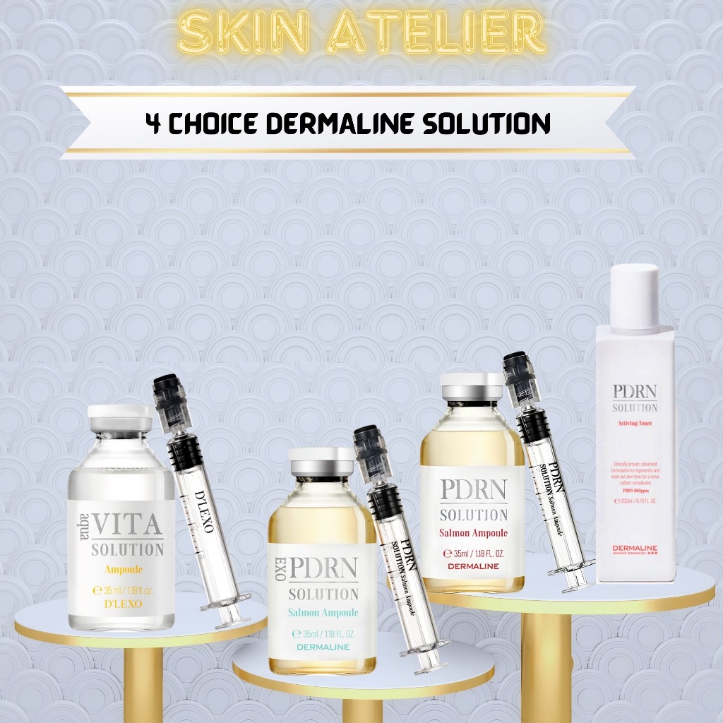 Jual 4 Choice & Kombo Hemat Dermaline PDRN Salmon DNA Serum PDRN SOL ...