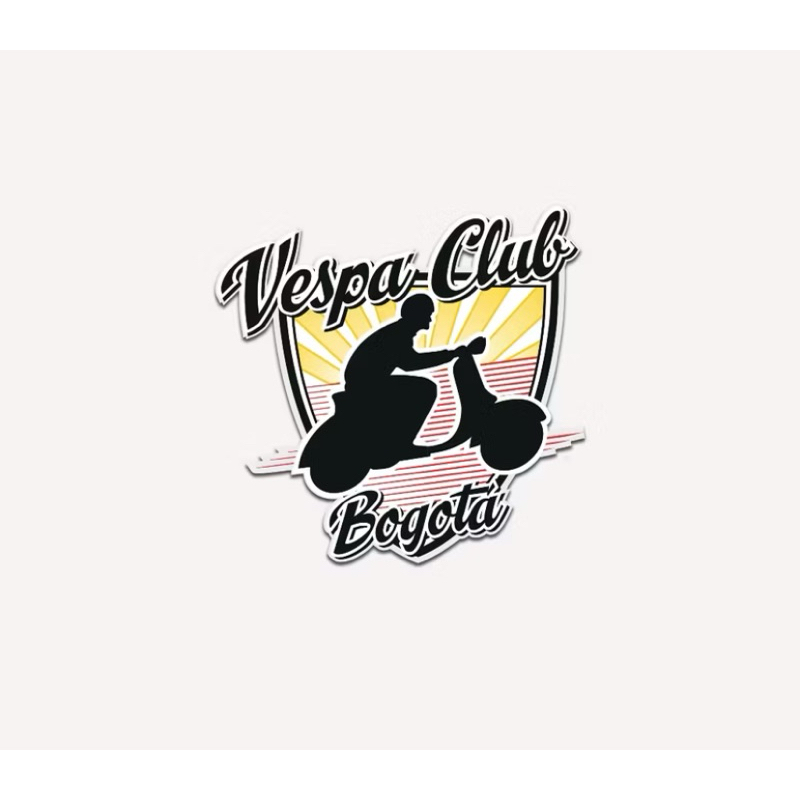 Jual Stiker Scooter Vespa Club Stiker Motor Classic Vintage Tahan Air ...