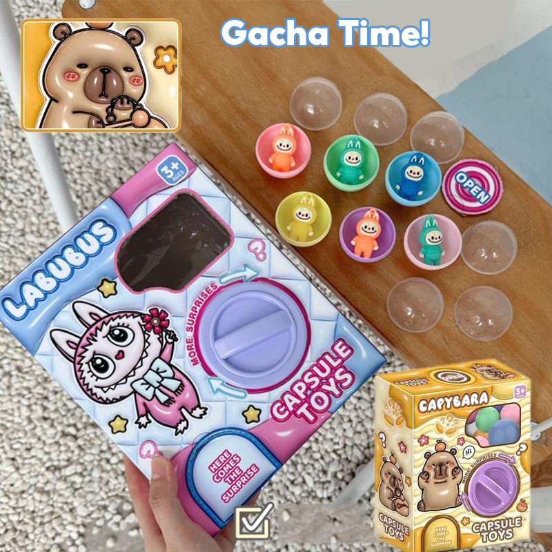 Jual Mainan Gacha Box Karakter Labubu Bola Gift Karakter Labubu Capsule ...