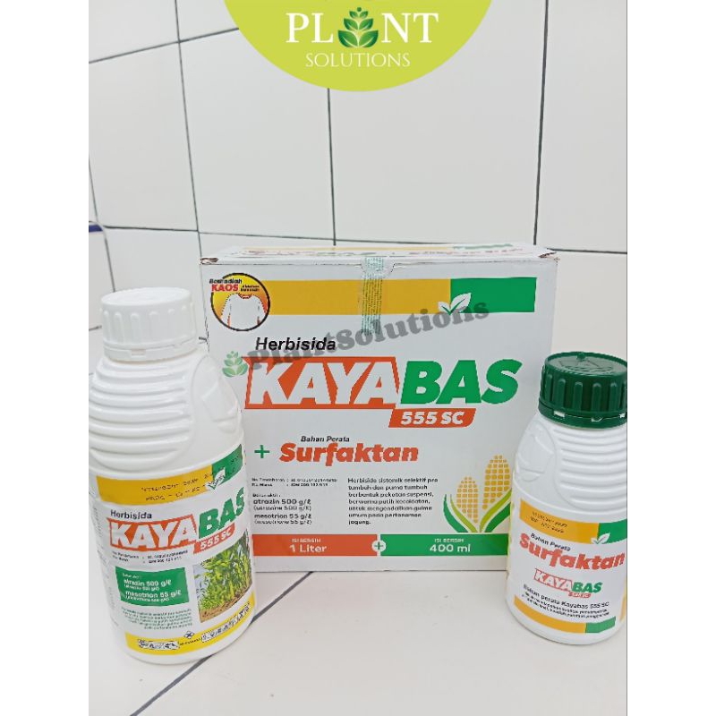 Jual Herbisida Kayabas 555sc 1L + Surfaktan 400ML Membasmi Gulma ...