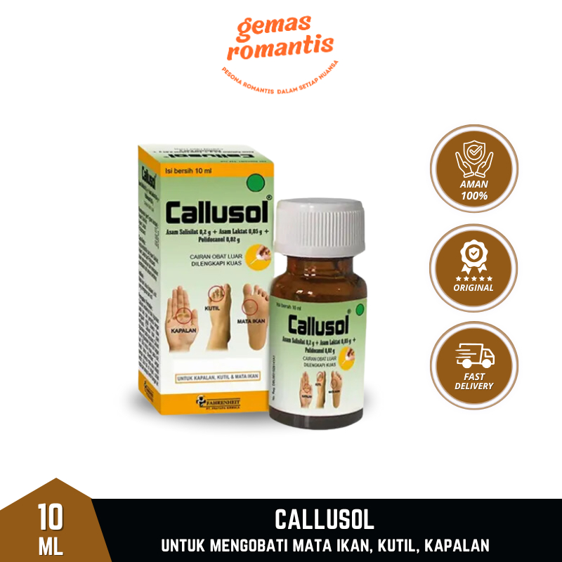 Jual Callusol 10mL Obat Mata ikan - Kapalan - Kutil dan Kapalan Kaki ...