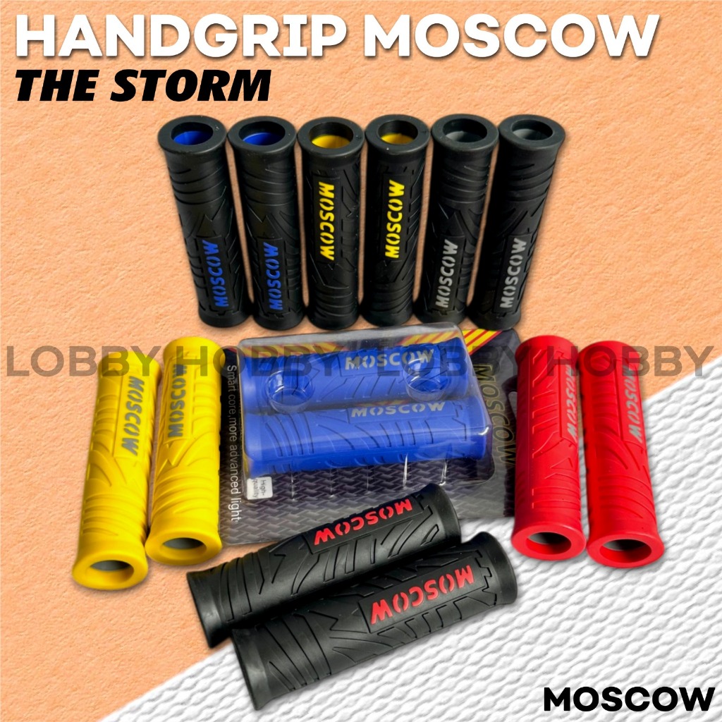 Jual SEPASANG HANDGRIP THE STORM ORIGINAL MOSCOW 1 SET KANAN KIRI KARET ...